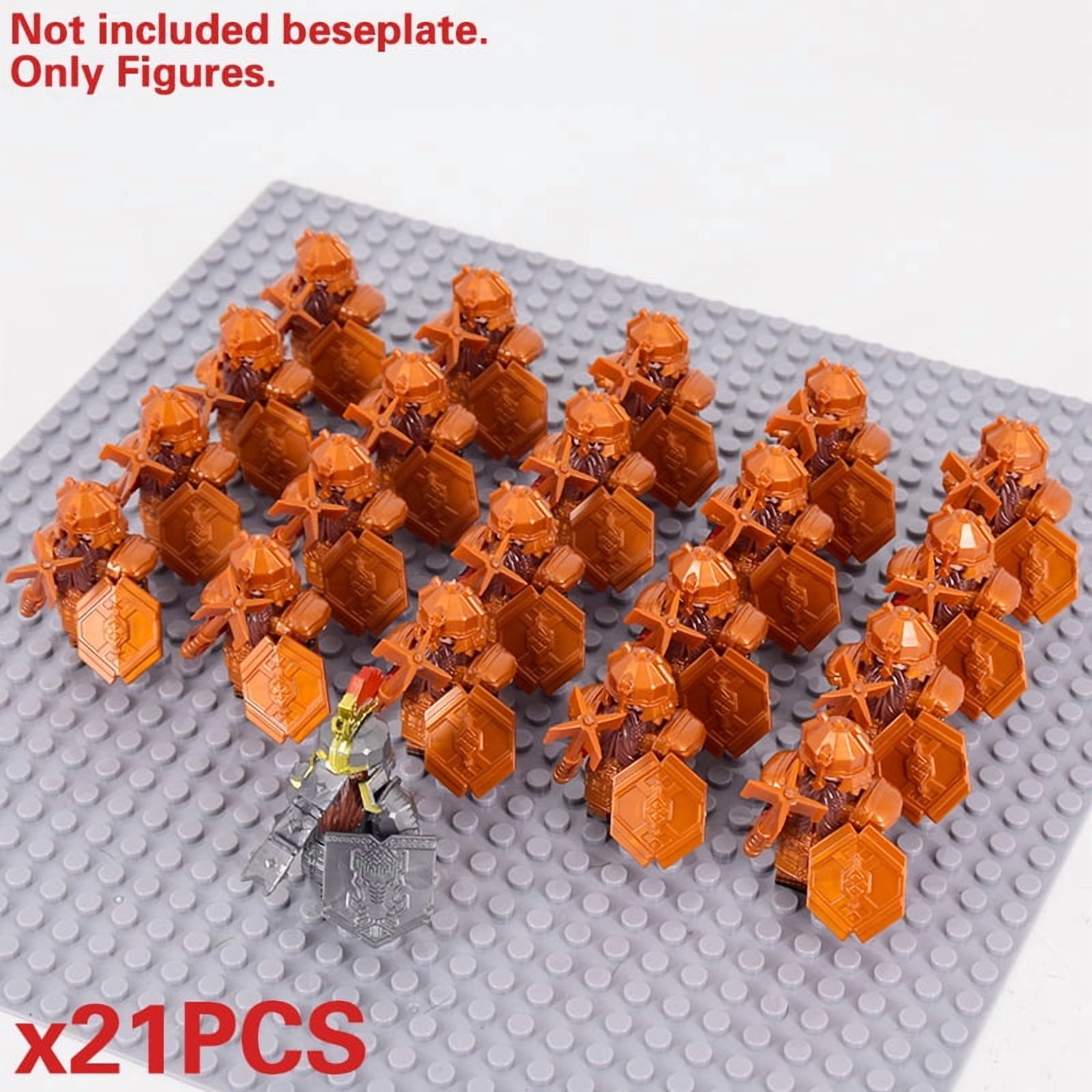 MOC Medieval The Armor Helmets Mount Ironfoot Durin's folk Dwarf ...
