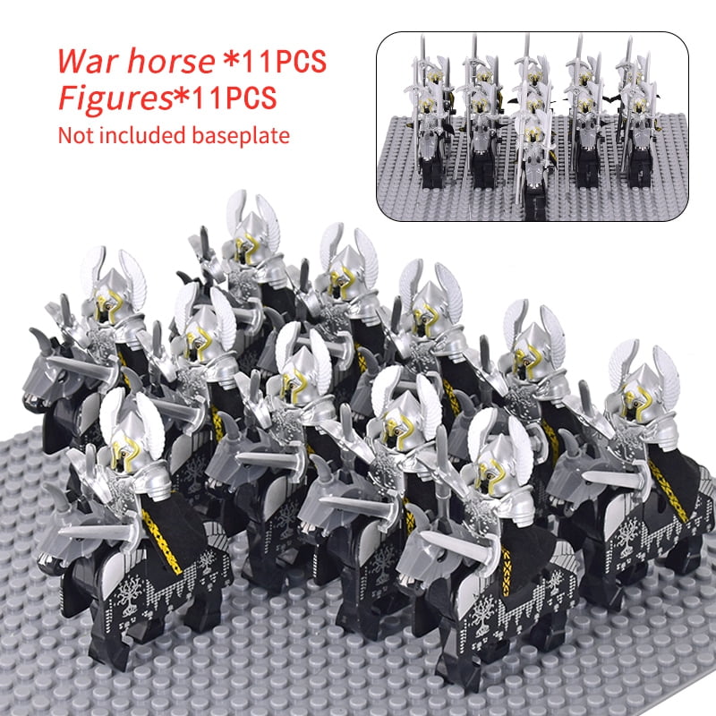 MOC Medieval The Armor Helmets Mount Ironfoot Durin's folk Dwarf ...