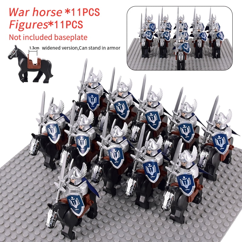 MOC Medieval The Armor Helmets Mount Ironfoot Durin's folk Dwarf ...