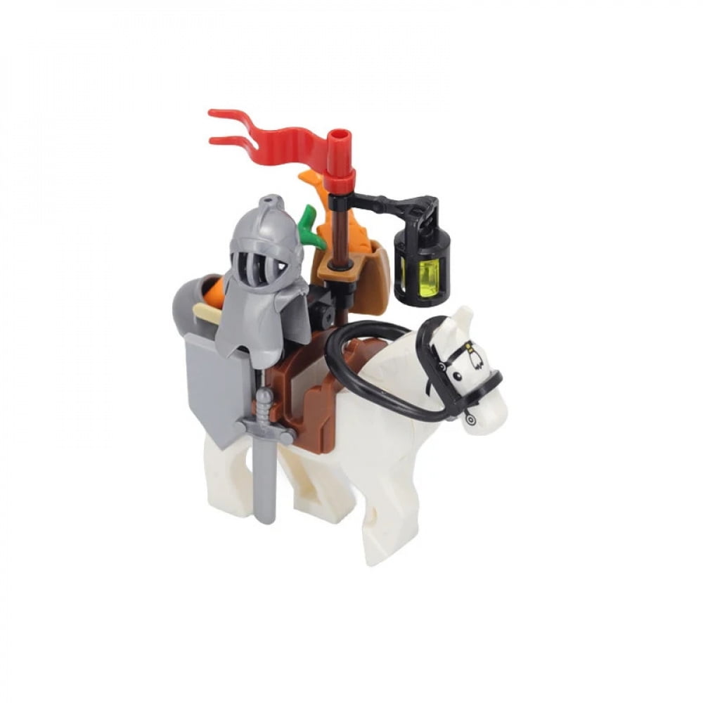 MOC Medieval Town Scene Building Blocks Notice Board Tavern Fireplace ...