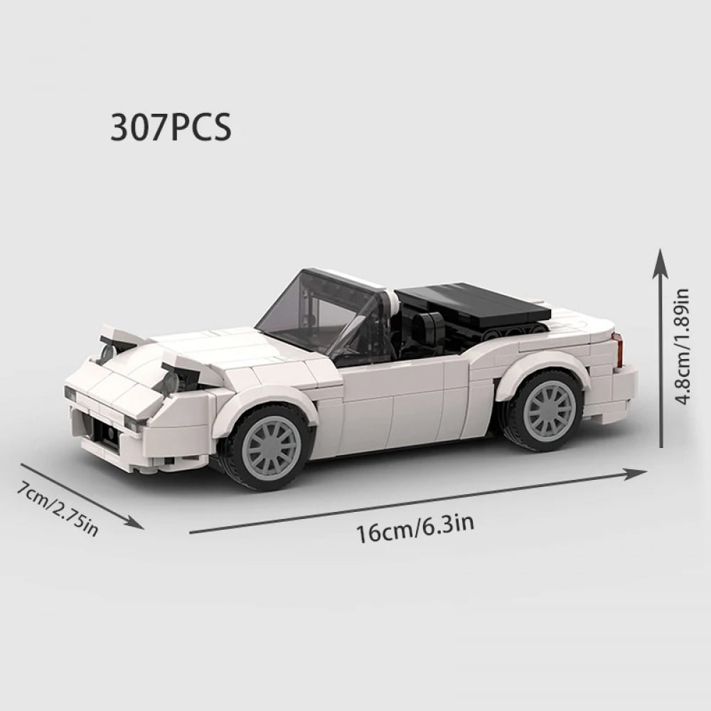 MOC Miata NA Racing Sports Classic Open Car Retro Convertible Vehicle ...
