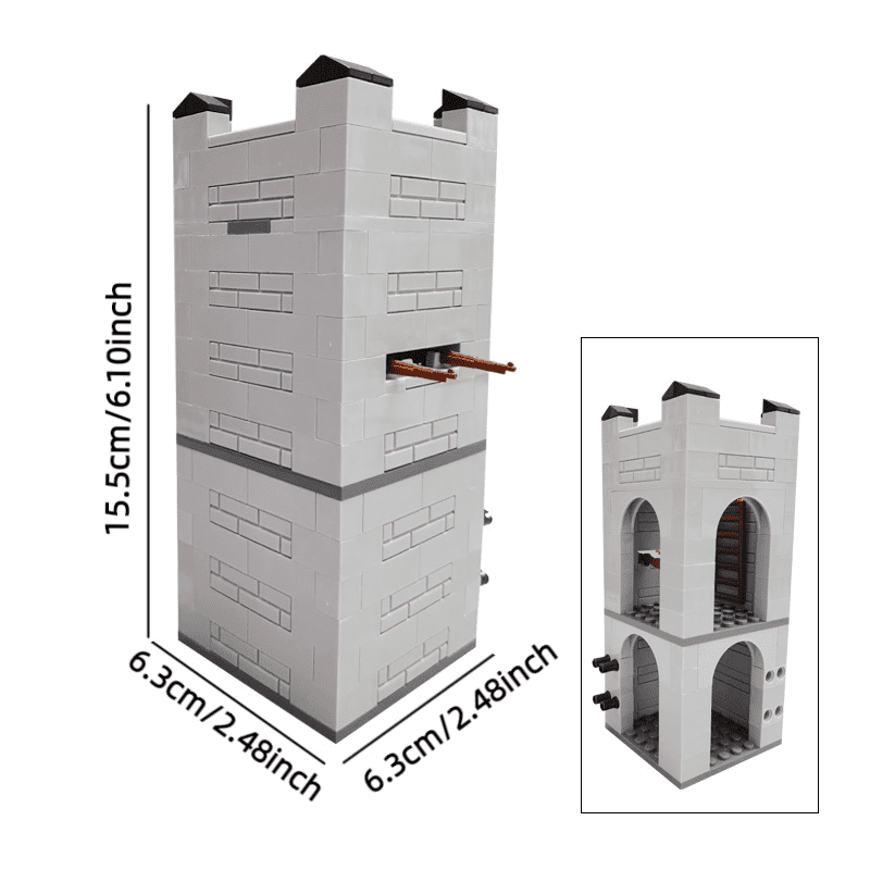 MOC Military Building Blocks WW2 Technical Walls Blocks Guns Weapons ...