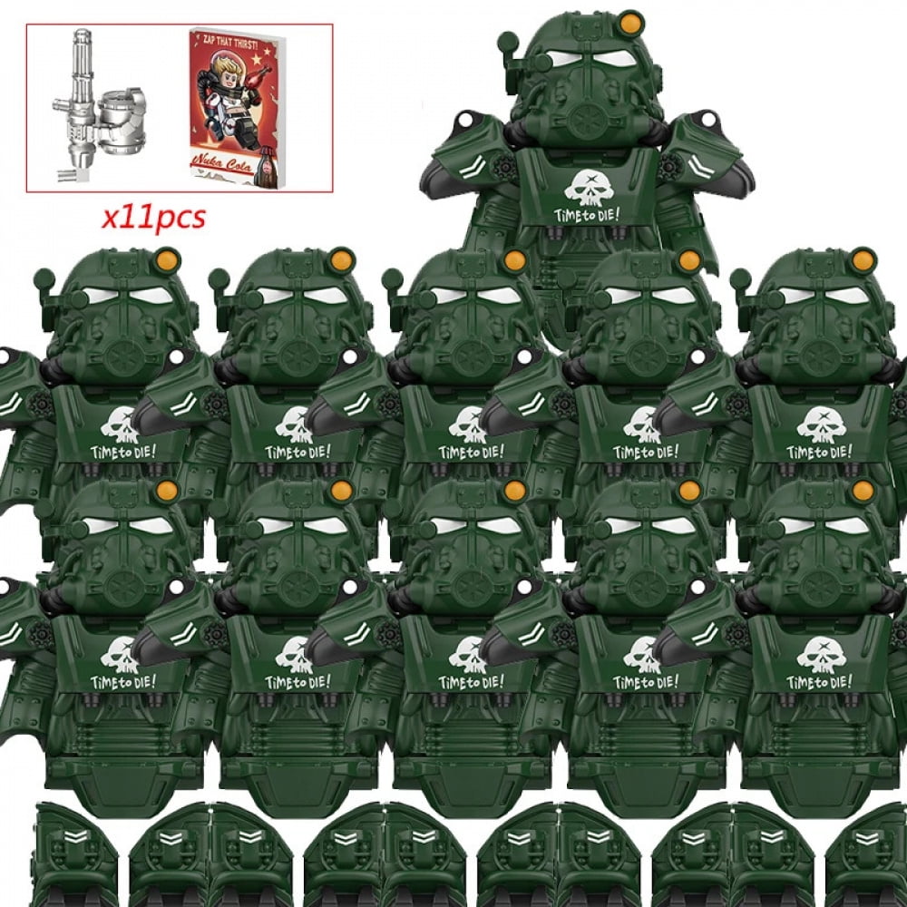 MOC Military Power Armor Soldiers Mini Anime Action Figures Weapons ...