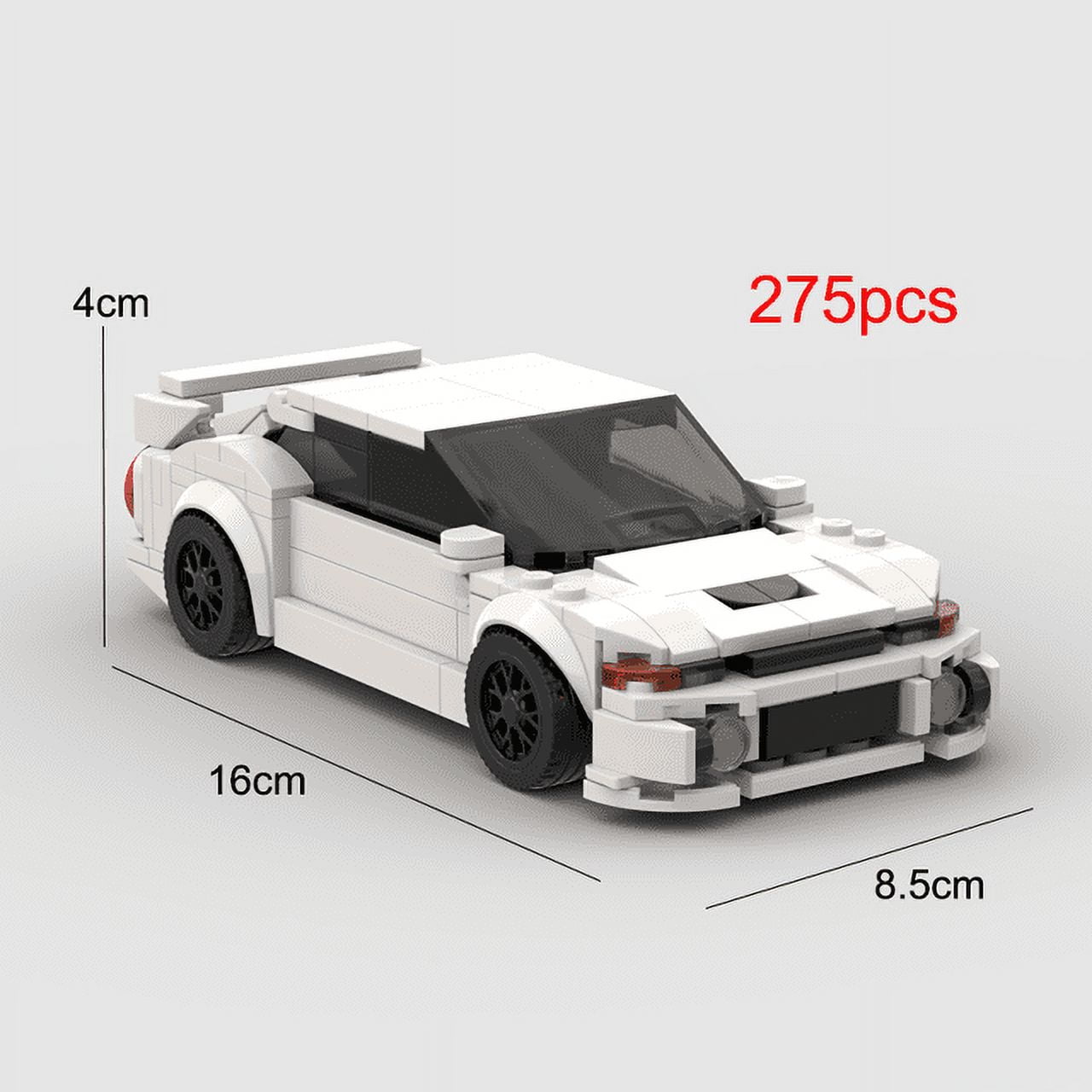 MOC Mitsubishi EVO 276pcs racing sports car Vehicle Speed Champion ...