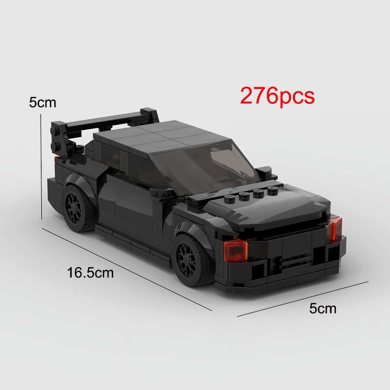 MOC Mitsubishi EVO 276pcs racing sports car Vehicle Speed Champion ...