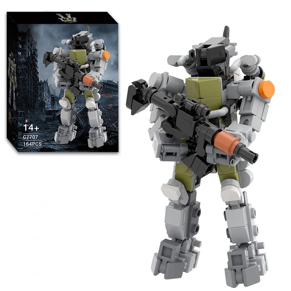 MOC Mobile Suit Girl Female Robot Mecha Girl Model Modular Building ...