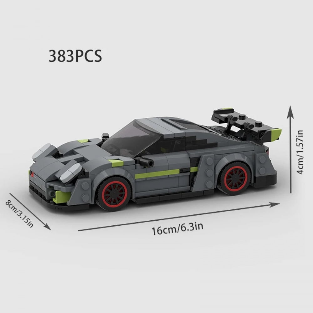 MOC Model City Racing Car Speed Champions Sports Building Blocks Bricks ...
