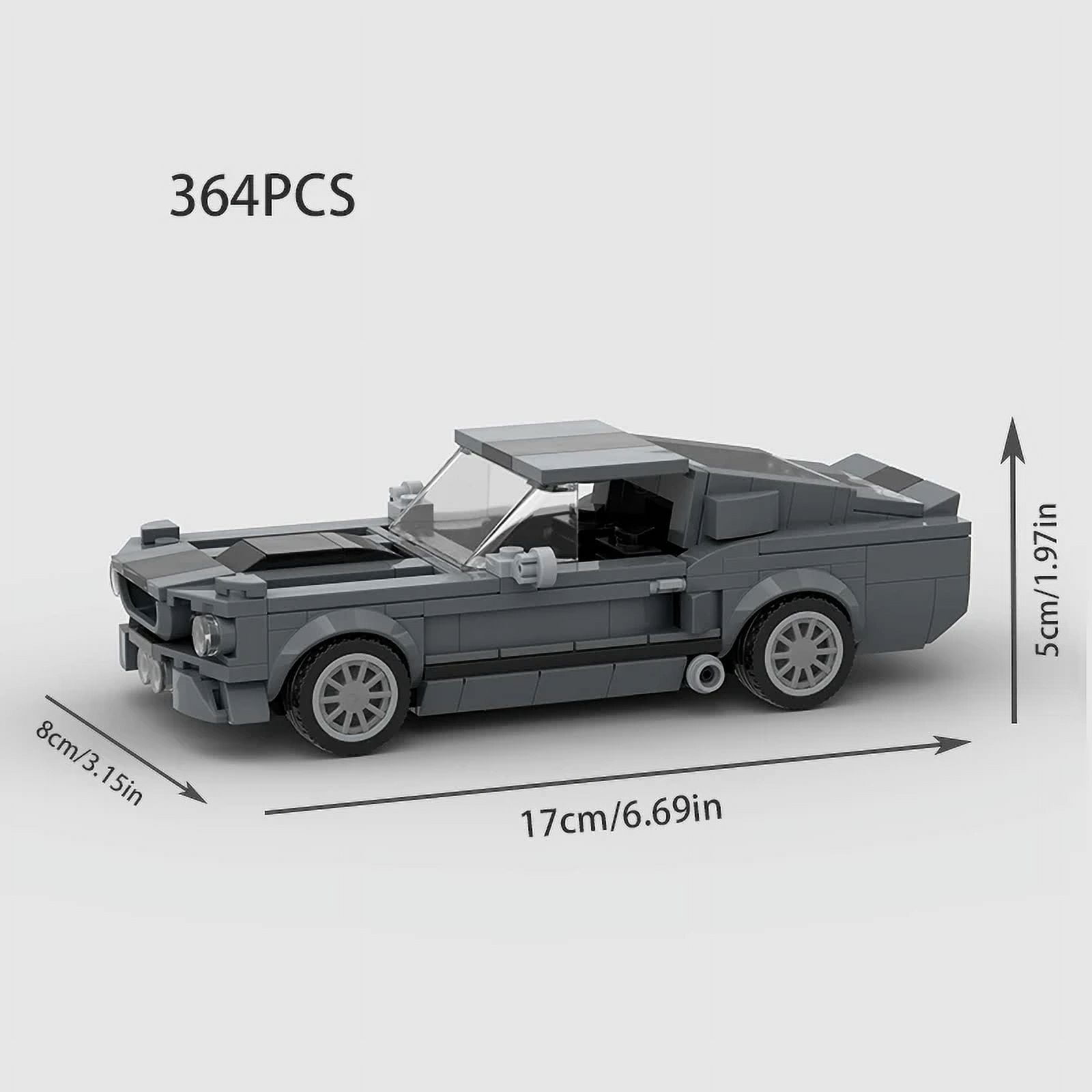 MOC Mustang Shelby GT500 Famous Supercar Speed Champions Race Car ...