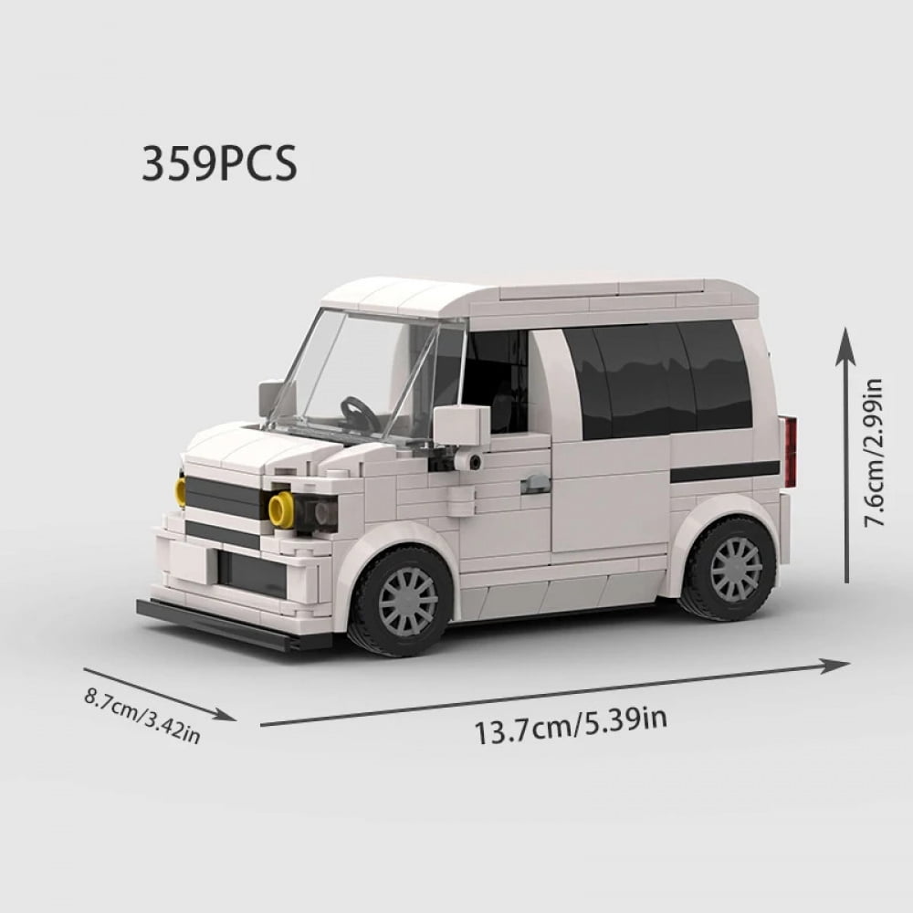 MOC N-Van Car Series SUV Picnic Building Blocks Racing Speed Champion ...