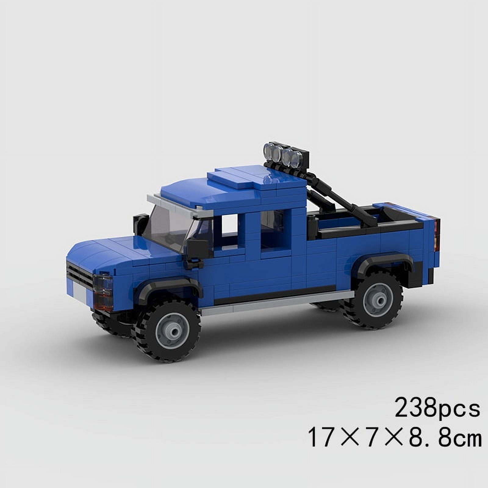 MOC Off Road Car Building Blocks Pickup Truck Bricks Cross Country Jeep ...