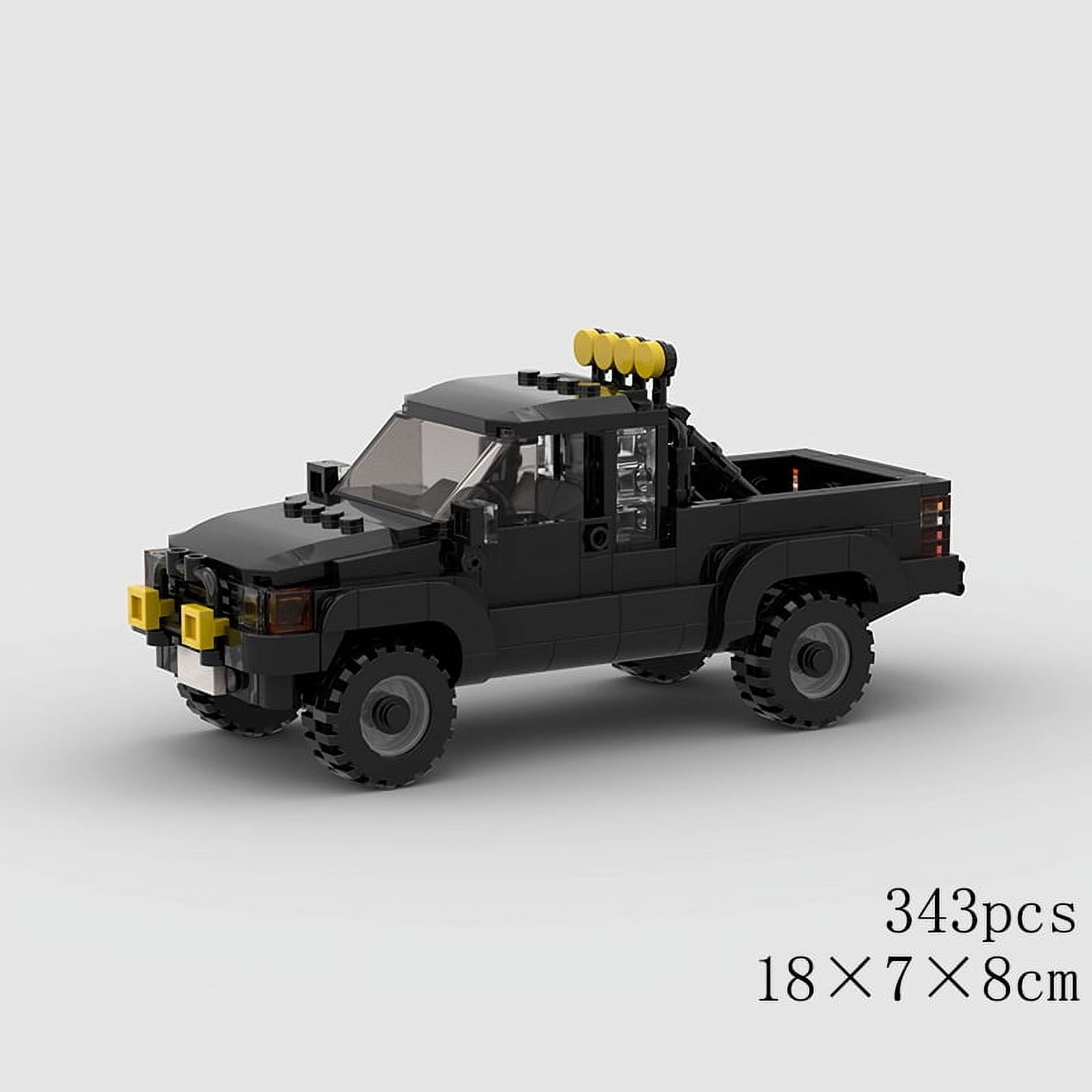 MOC Off Road Car Building Blocks Pickup Truck Bricks Cross Country Jeep ...