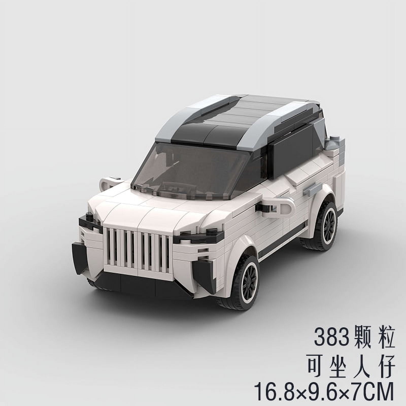 MOC Off Road Car Building Blocks Pickup Truck Bricks Cross Country Jeep ...