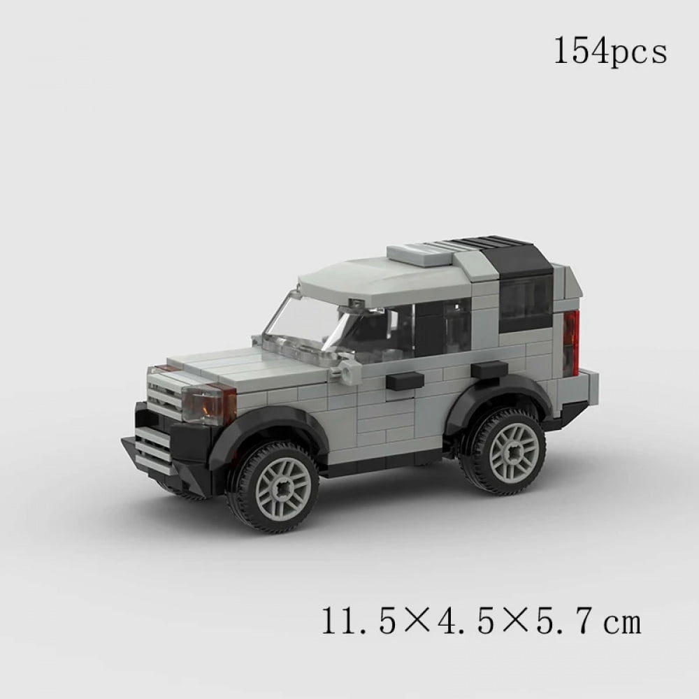 MOC Off Road Car Building Blocks Pickup Truck Bricks Cross Country Jeep ...