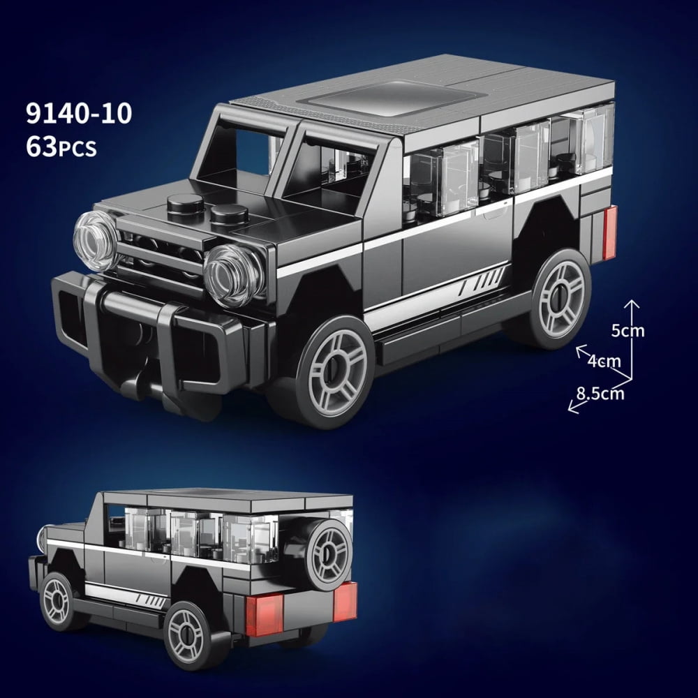 MOC Off Road Car Super Race SUV Vehicle Model Building Blocks Speed ...