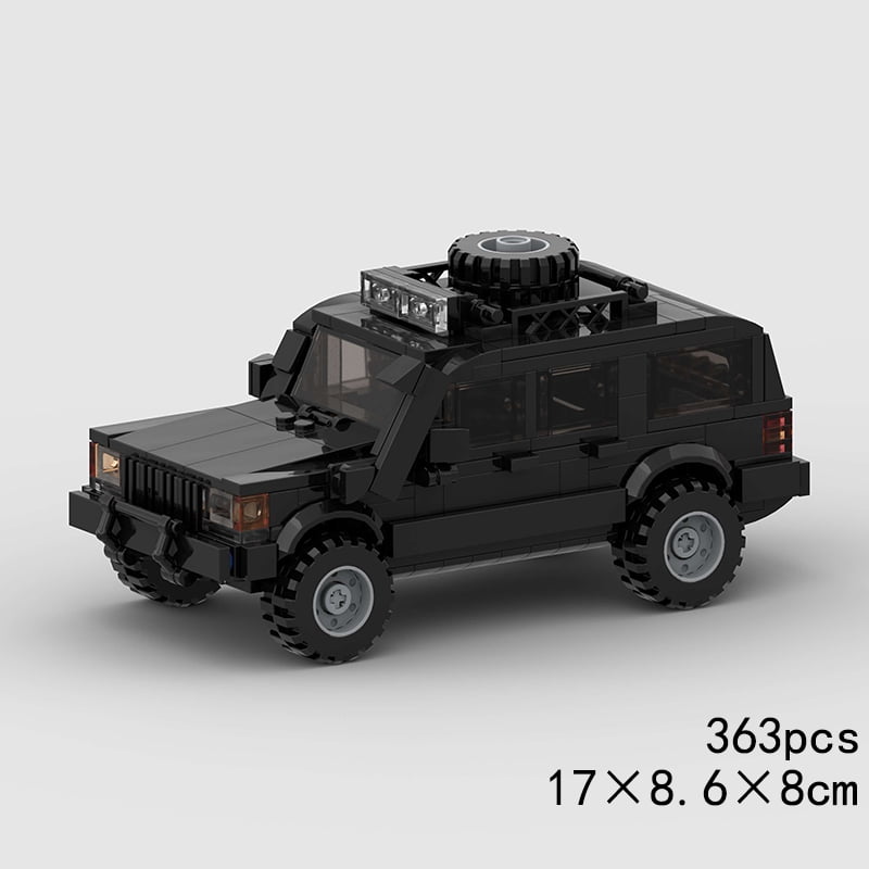 MOC Off Road Car Super Race SUV Vehicle Model Building Blocks Speed ...