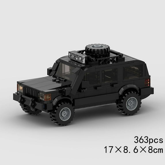 MOC Off Road Car Super Race SUV Vehicle Model Building Blocks Speed ...