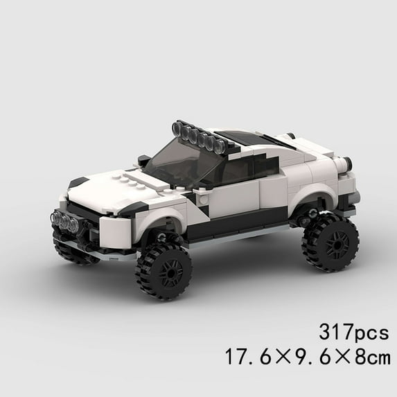 MOC Off Road Car Super Race SUV Vehicle Model Building Blocks Speed ...