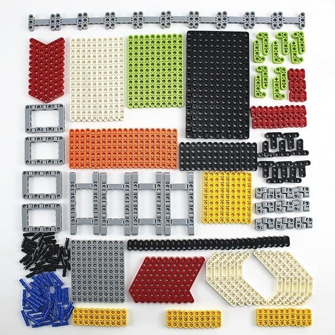 MOC Parts Beams Pins Panel Connectors Bricks Sets Frame Liftarms for ...