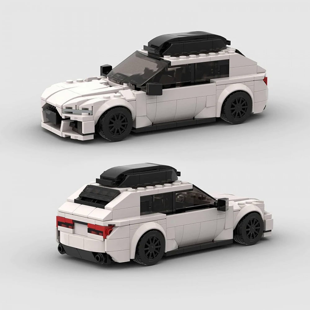 MOC RS6 City Racing Car Speed Champions Sports Building Blocks Bricks ...