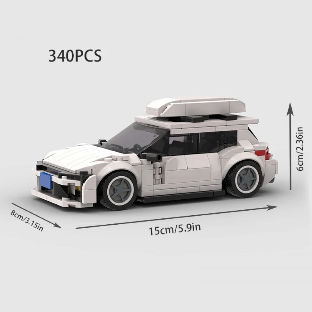 MOC RS6 City Racing Car Speed Champions Sports Building Blocks Bricks ...