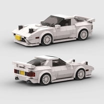 Moc Speed Champions Tesla Racer Cars City Sports Vehicle Building ...