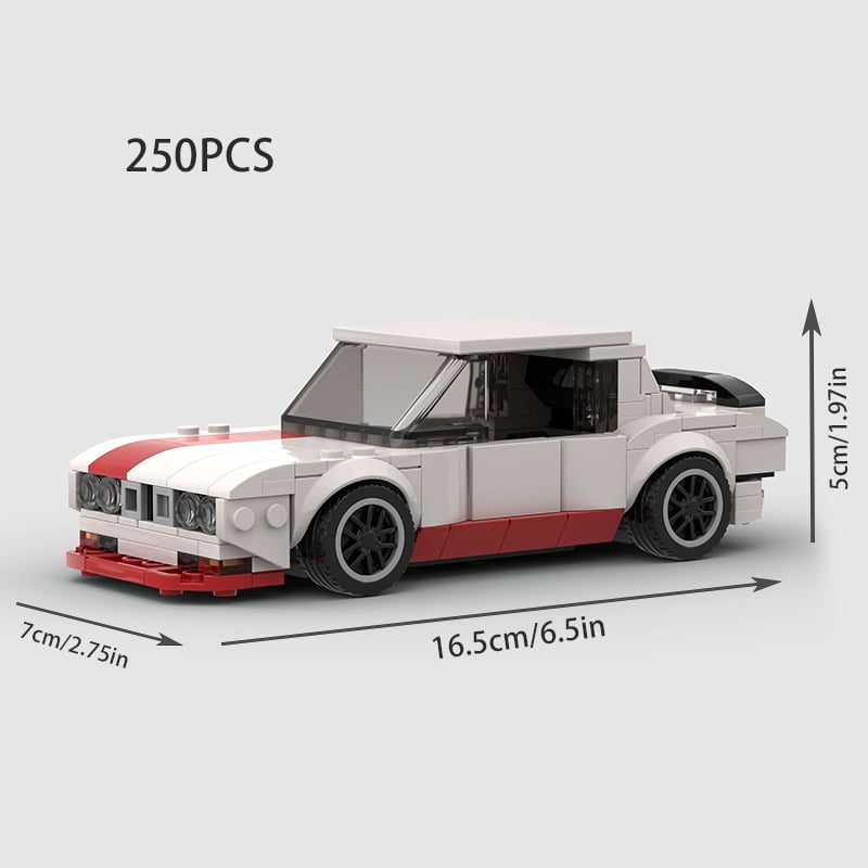 MOC Racing Car City Speed Champions Sports Building Blocks Bricks Kids ...