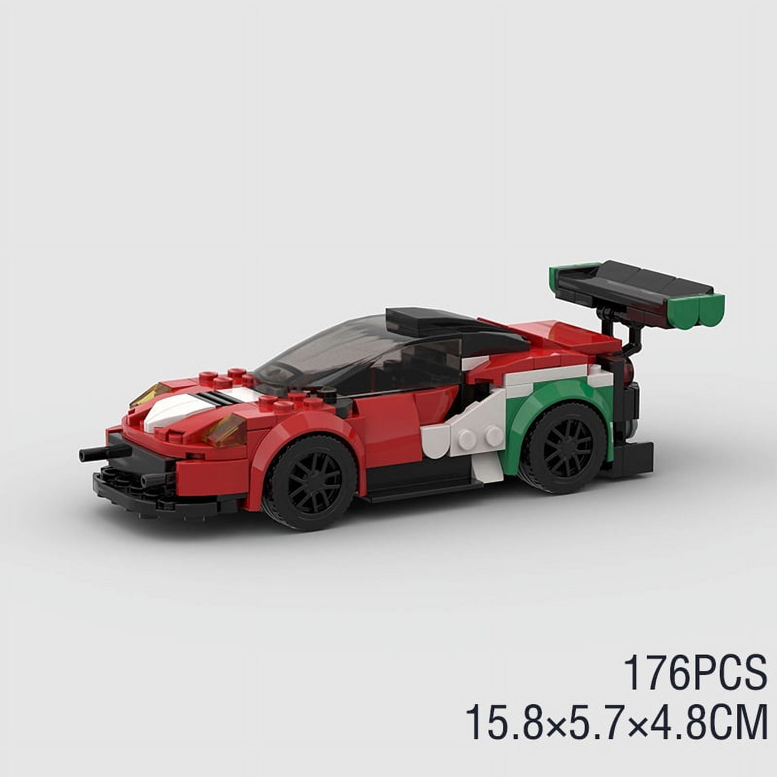 MOC Racing Sports Car Vehicle City Speed Champion Racer Technique ...