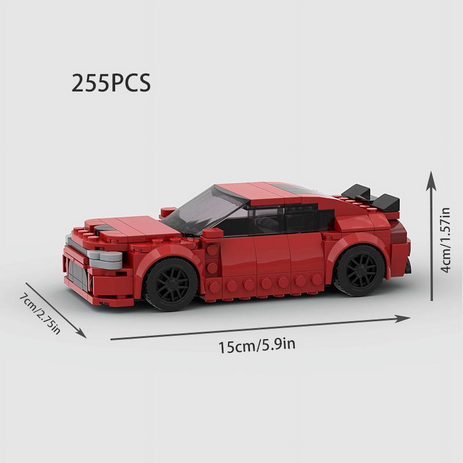 MOC Racing Sports Car Vehicle City Speed Champion Racer Technique Building Blocks Brick Set ...