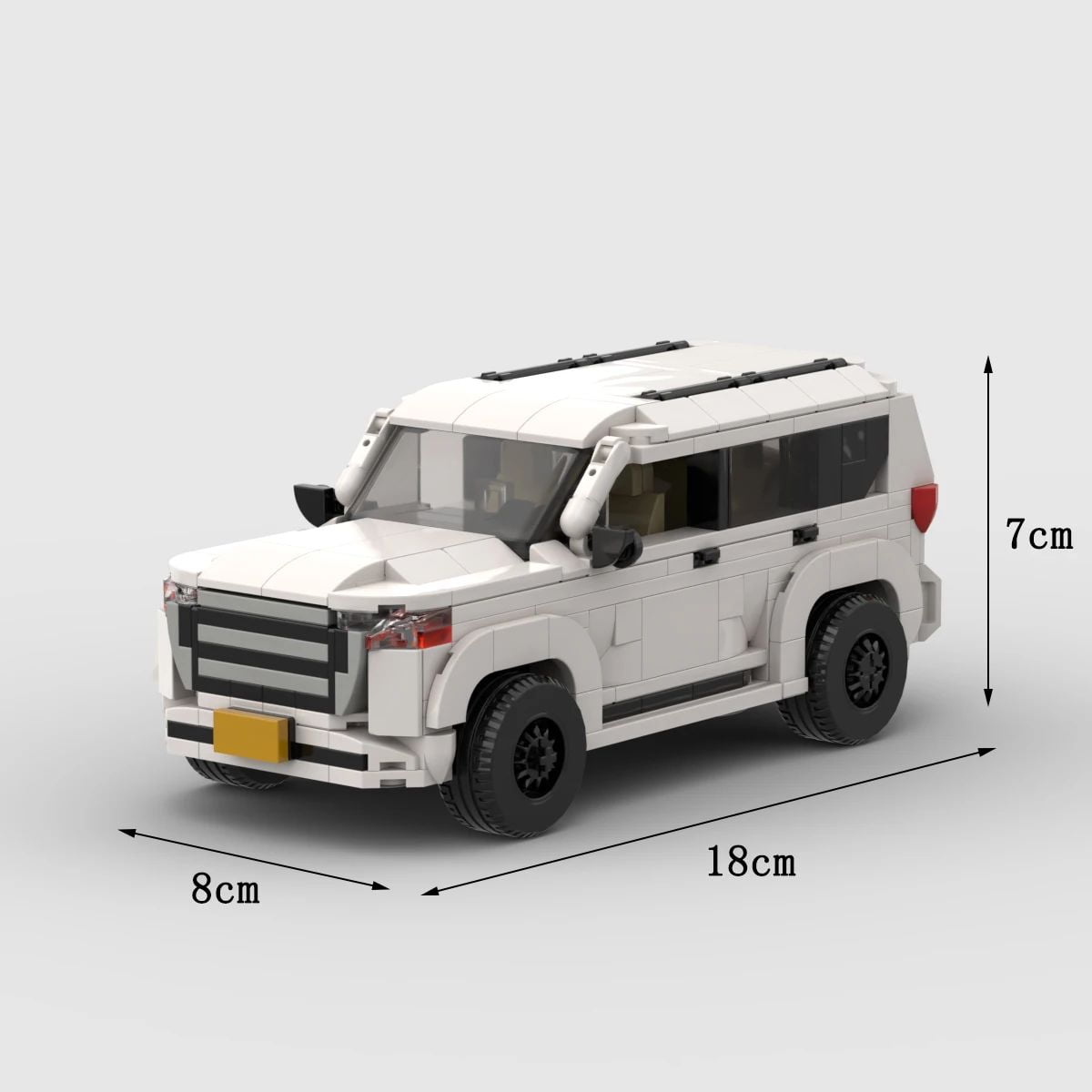 MOC SUV City Car Racer Classic off-road Building Blocks Brick Racing ...