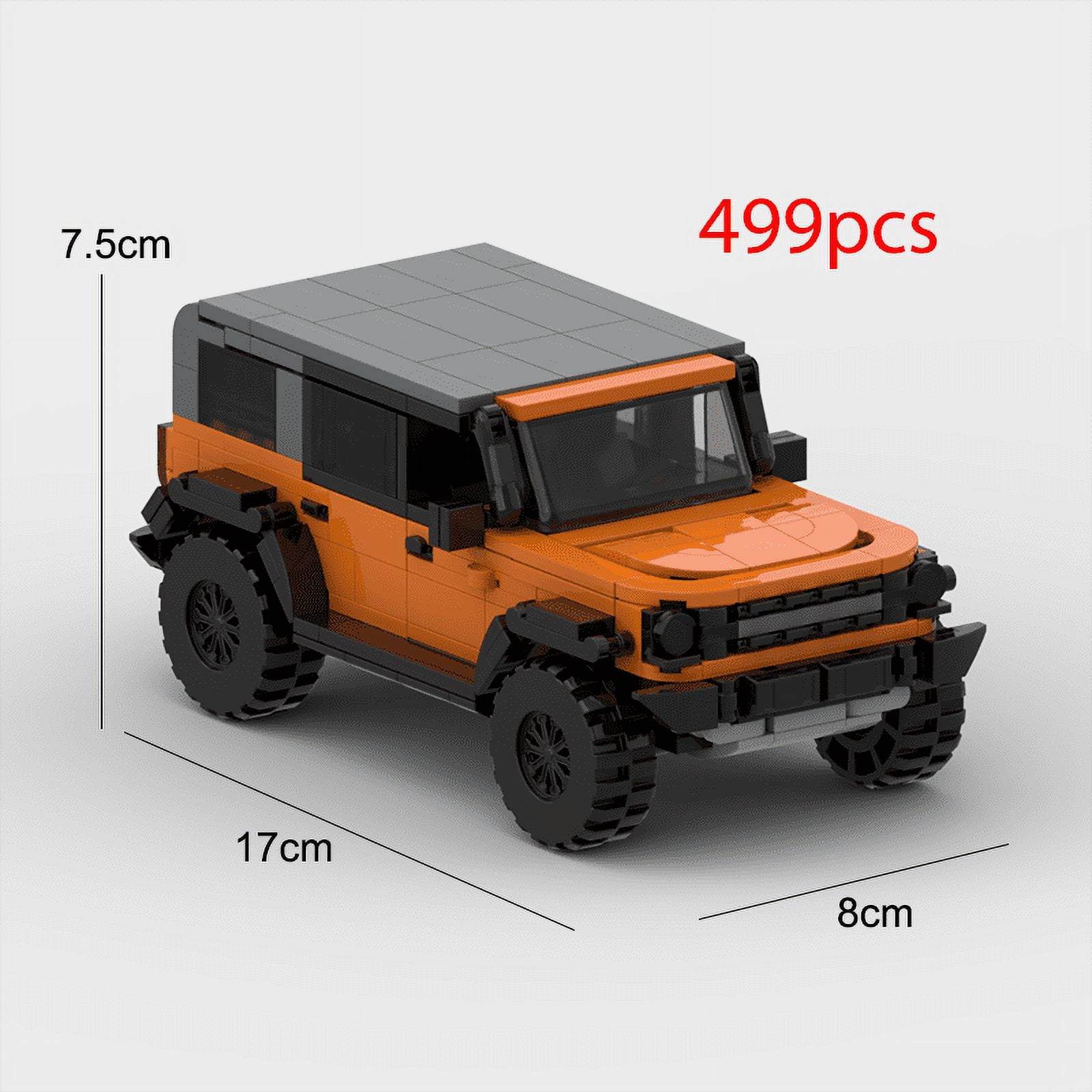MOC SUV Speed Champion City Car Racer Classic off-road Building Blocks ...