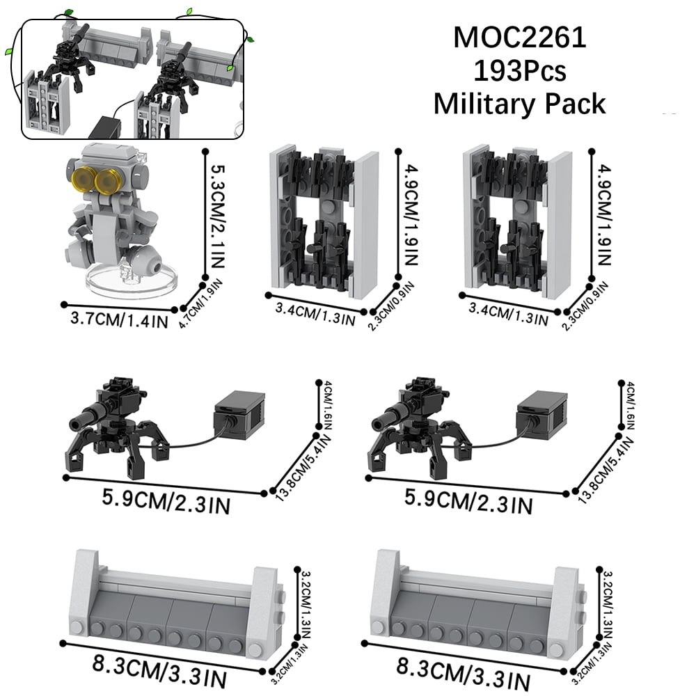MOC Sci-Fi Movie Figure Bricks Space War Military Pack Duel Seat ...