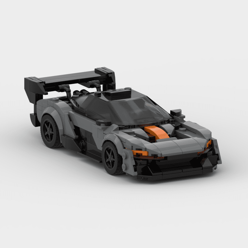 MOC Senna GTR racing Speed Champion Racer Building Blocks Brick ...