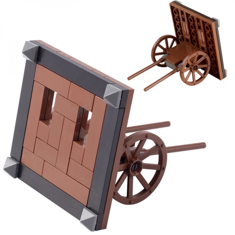 MOC Siege Model Crossbow Model Medieval Weapons Building Block Chariots ...