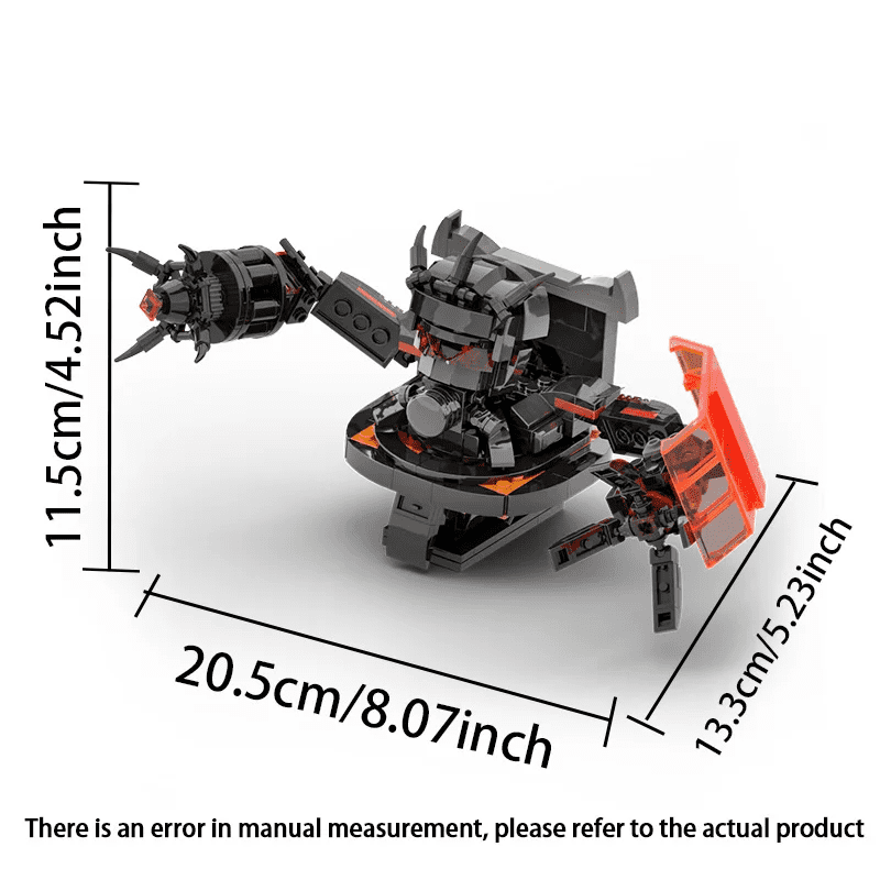 MOC Skibidi Toilet Action Figure Building Blocks Titan Clock Man ...