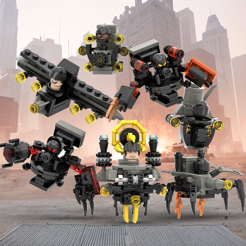 MOC Skibidi Toilet Building Blocks Titan Monitorman Spider VS TV Man Figures Construction Toys ...