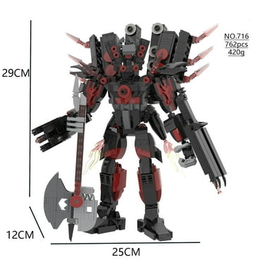 SKBD Toilet Toys Building Blocks, Toilet Titan Clockman, Titan Drill ...