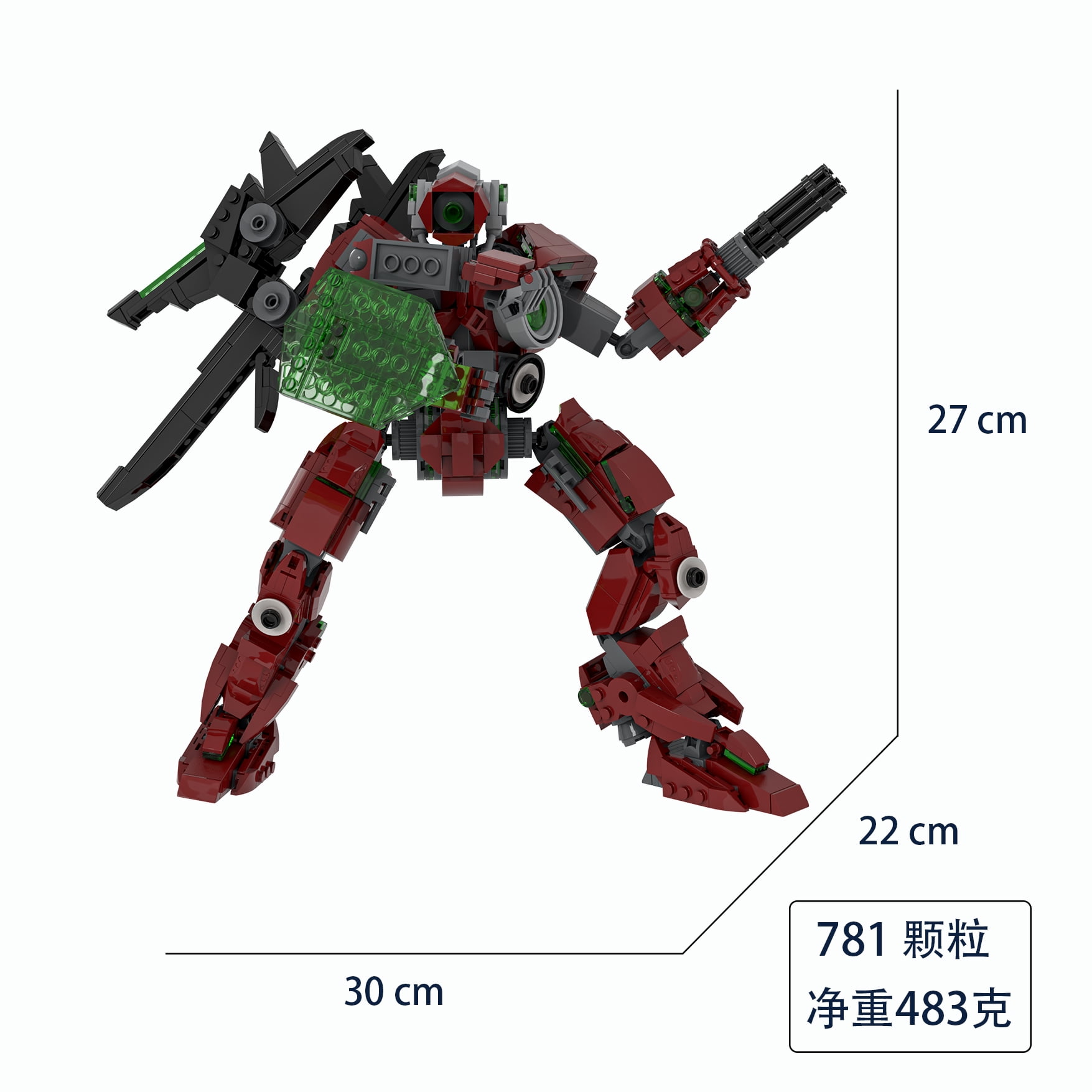 MOC Skibidi Toilet Building Speaker Titan Model Titan TV Man Titan ...