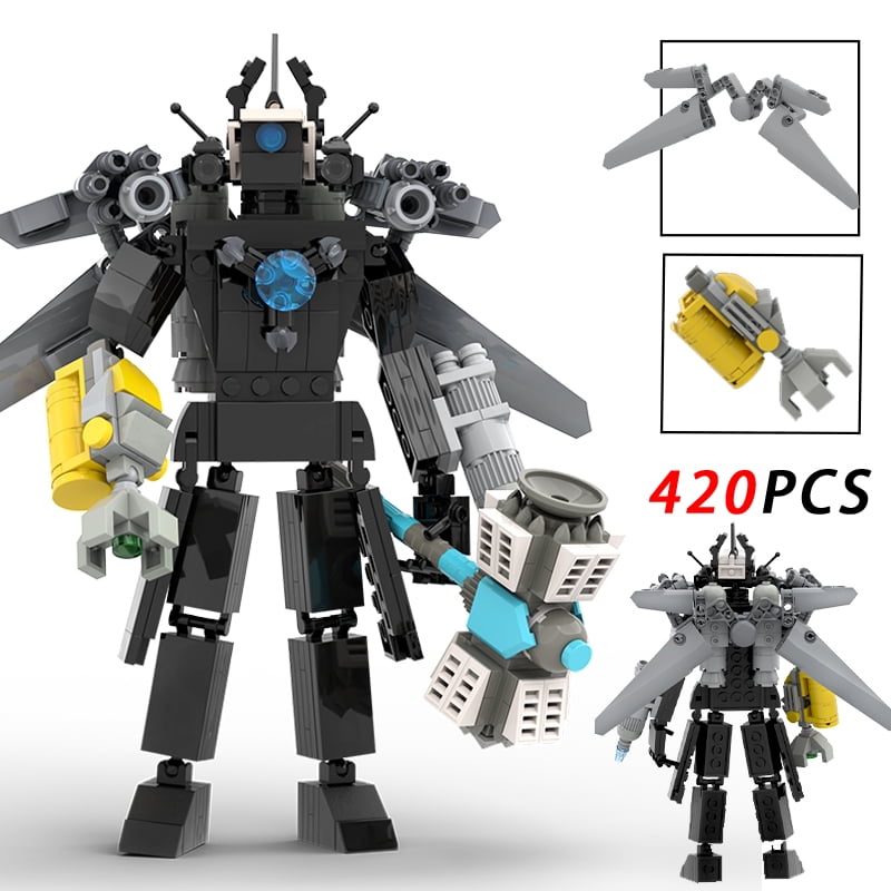 MOC Skibidi Toilet Monitor Man VS Speakerman Building Block Sets Anime ...