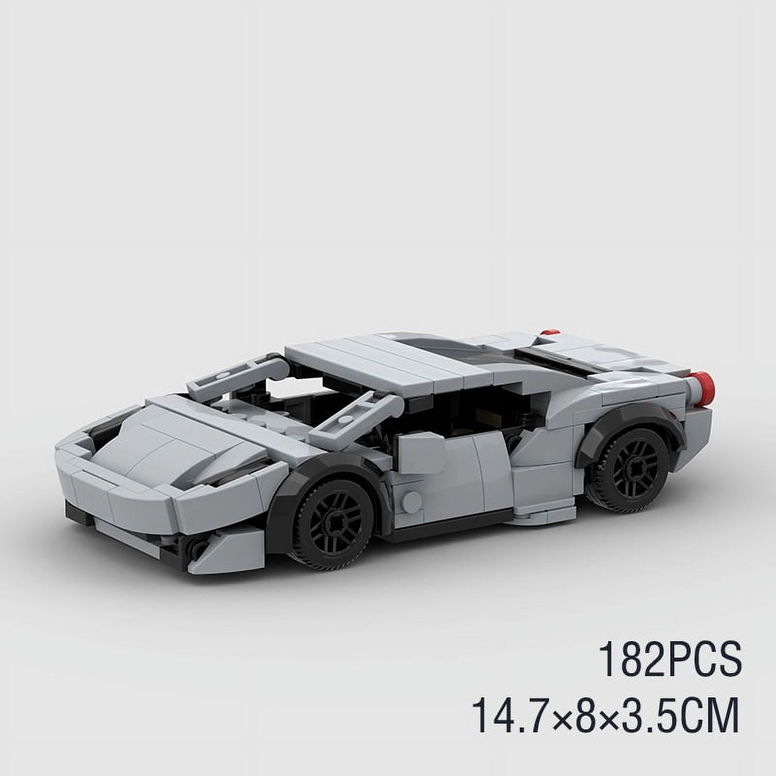 MOC Speed Champions Sports Super Race Car Model Building Blocks Pickup ...