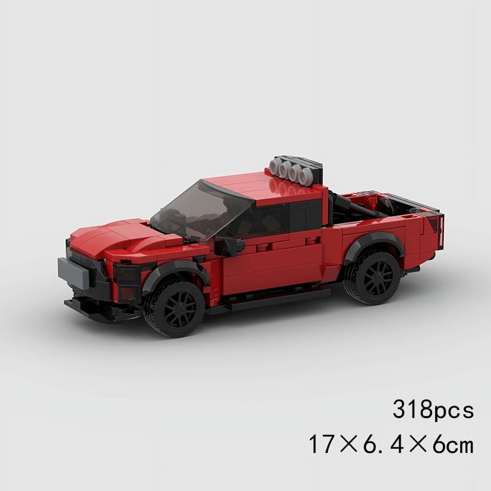 MOC Speed Champions Sports Super Race Car Model Building Blocks Pickup ...
