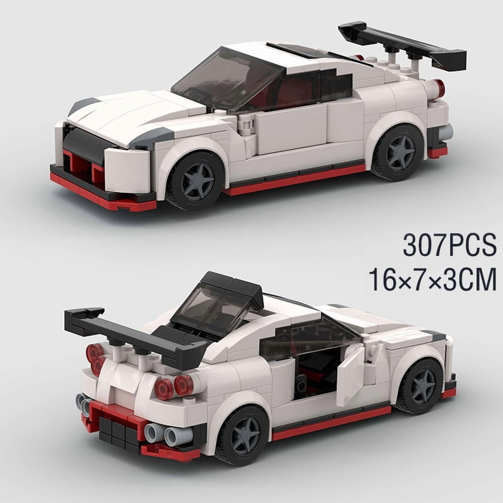 MOC Speed Racing City Car Building Blocks Great Vehicle Model Sport ...