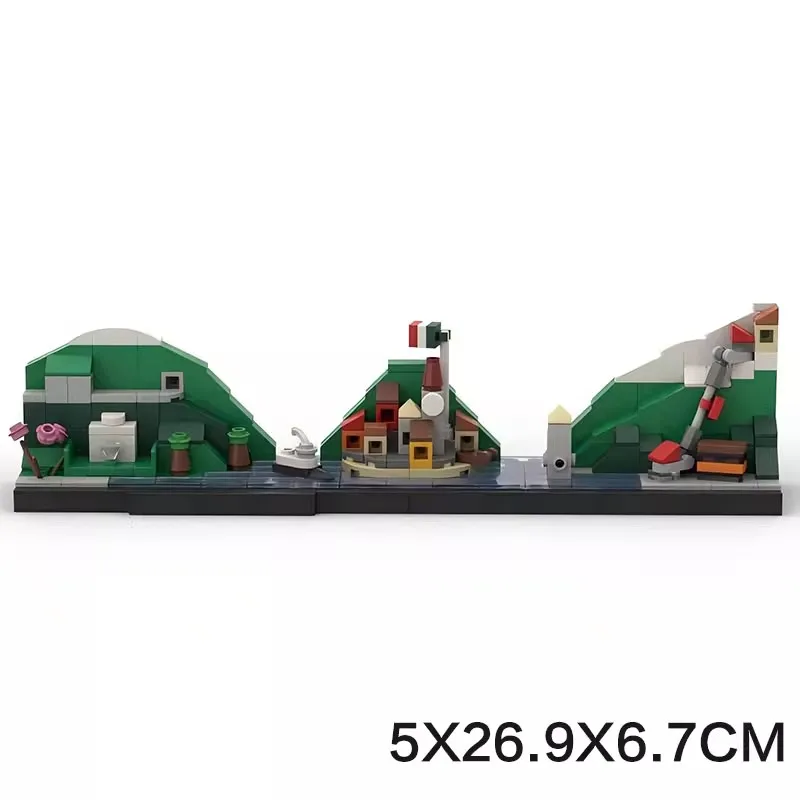 MOC Street View City Skyline Architecture House Sets Moscow Venice ...