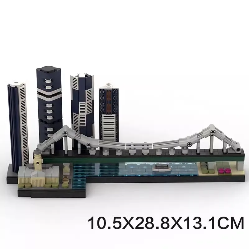MOC Street View City Skyline Architecture House Sets Moscow Venice ...