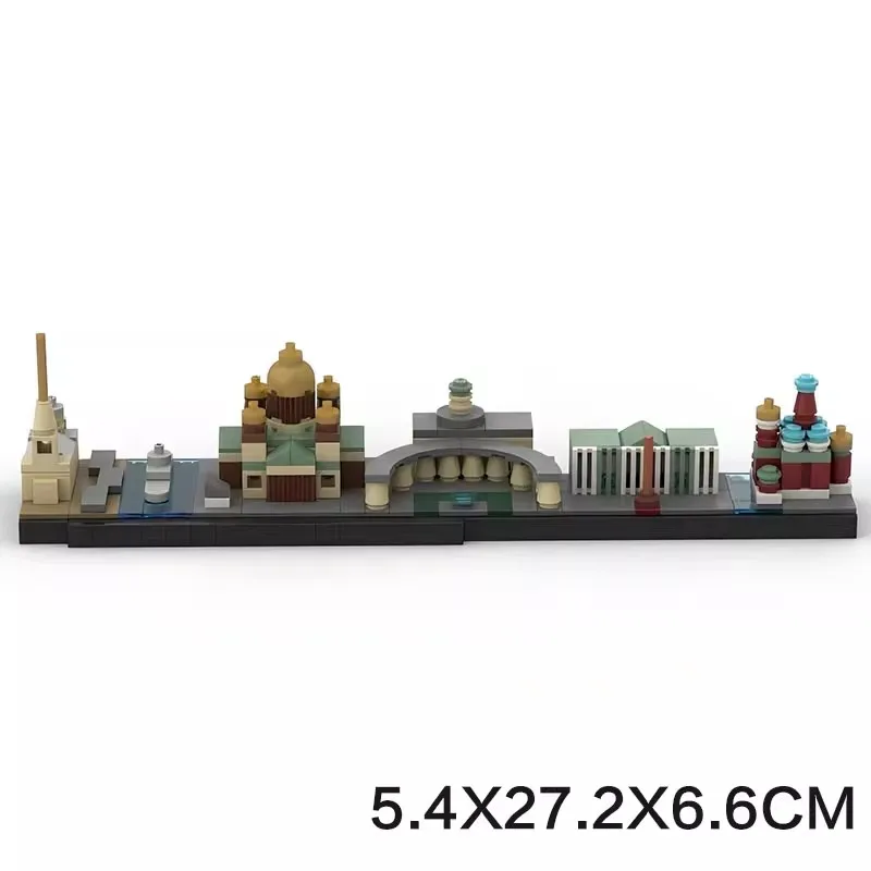 MOC Street View City Skyline Architecture House Sets Moscow Venice ...