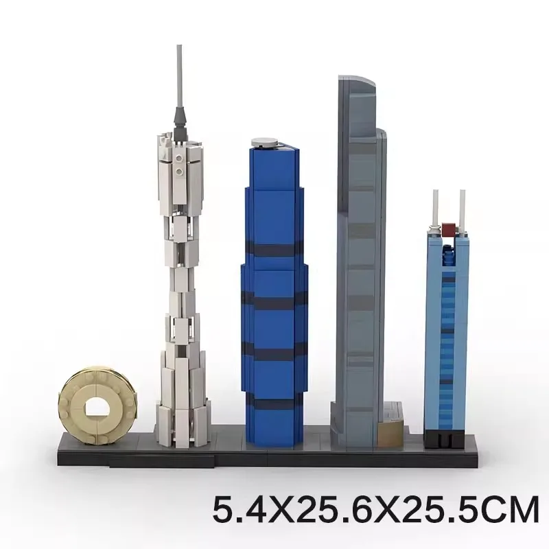 MOC Street View City Skyline Architecture House Sets Moscow Venice ...
