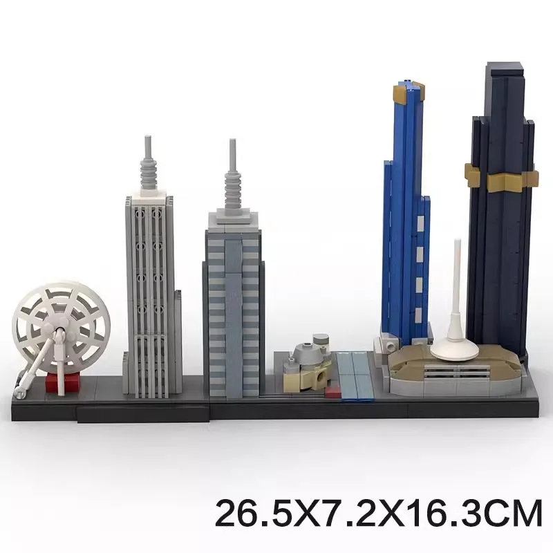 MOC Street View City Skyline Architecture House Sets Moscow Venice ...