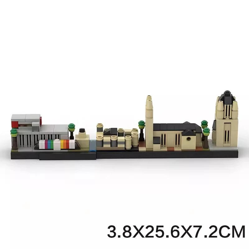 MOC Street View City Skyline Architecture House Sets Moscow Venice ...