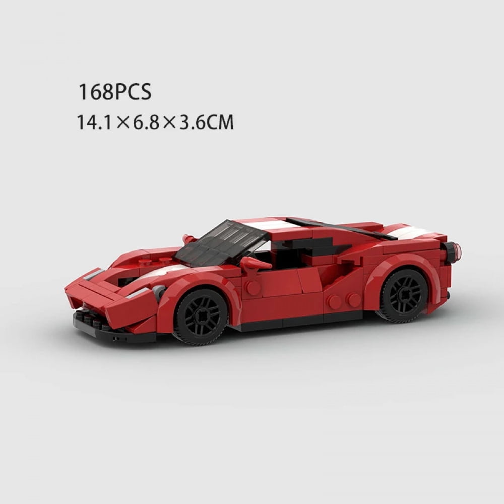 MOC Technical 488 Racing Sports Car Vehicle Speed Champion Racer ...