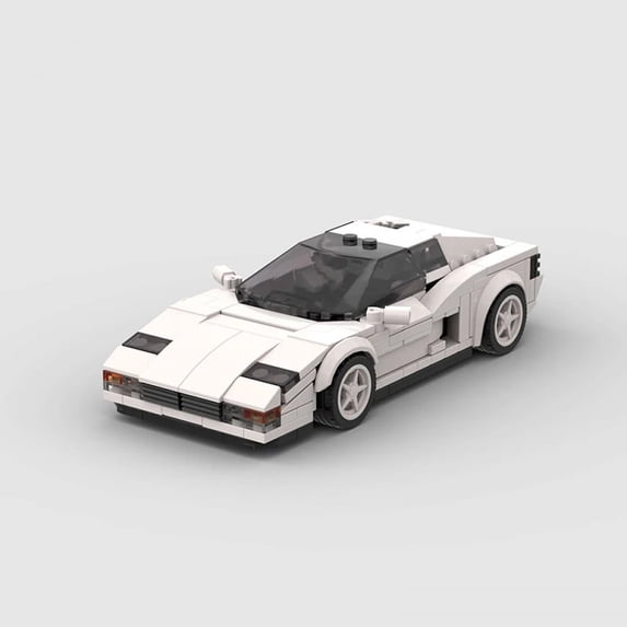 MOC Technical Racing Sports Car Vehicle Speed Champion Racer Building ...