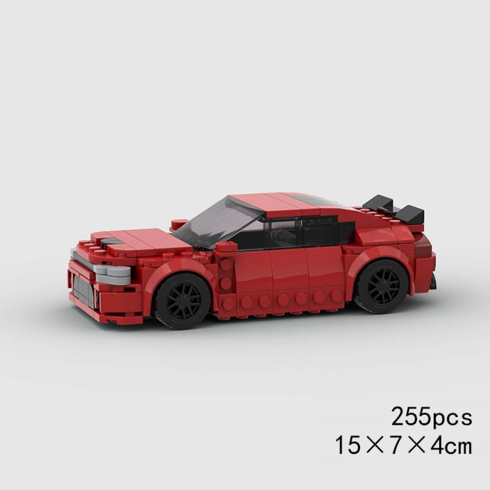 MOC Technical Racing Sports Car Vehicle Speed Champion Racer Building ...